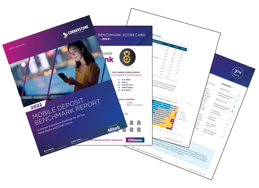 2022 Mobile Deposit Benchmark Report | Mitek